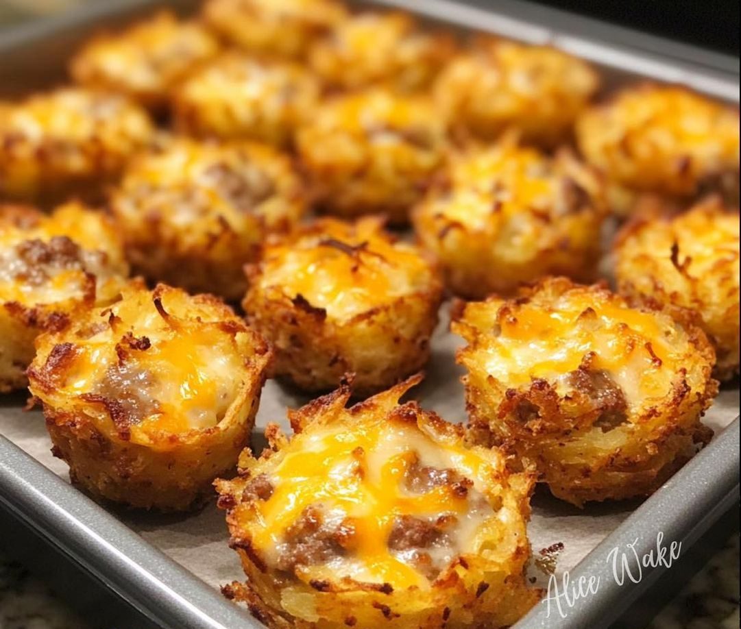 Crispy Hashbrown and Sausage Bites – hopemakers