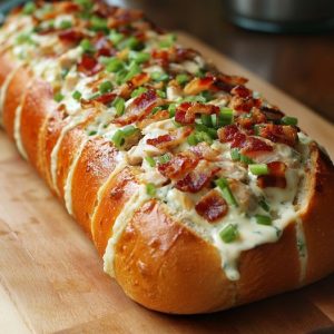 Chicken Bacon Ranch Stuffed Bread – hopemakers