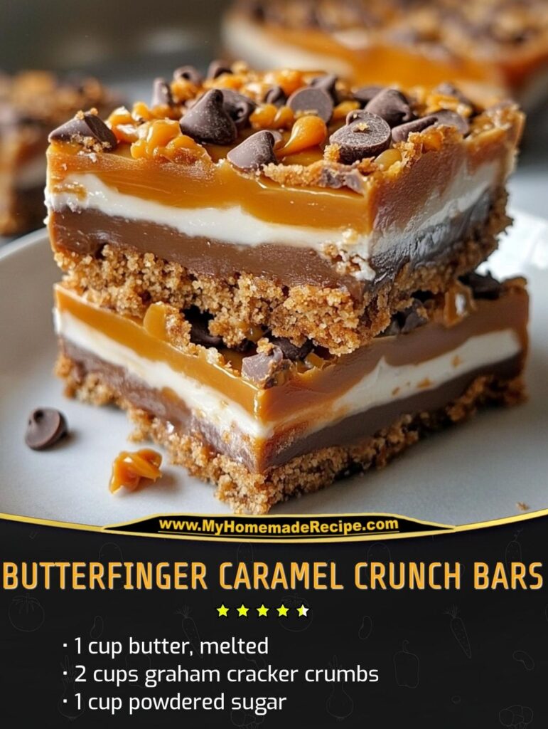 Butterfinger Caramel Crunch Bars – hopemakers