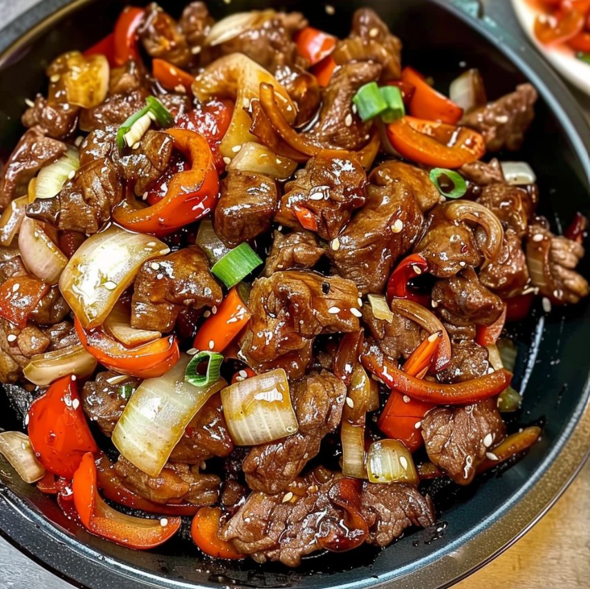 Sizzling Chinese Pepper Steak with Onions – hopemakers