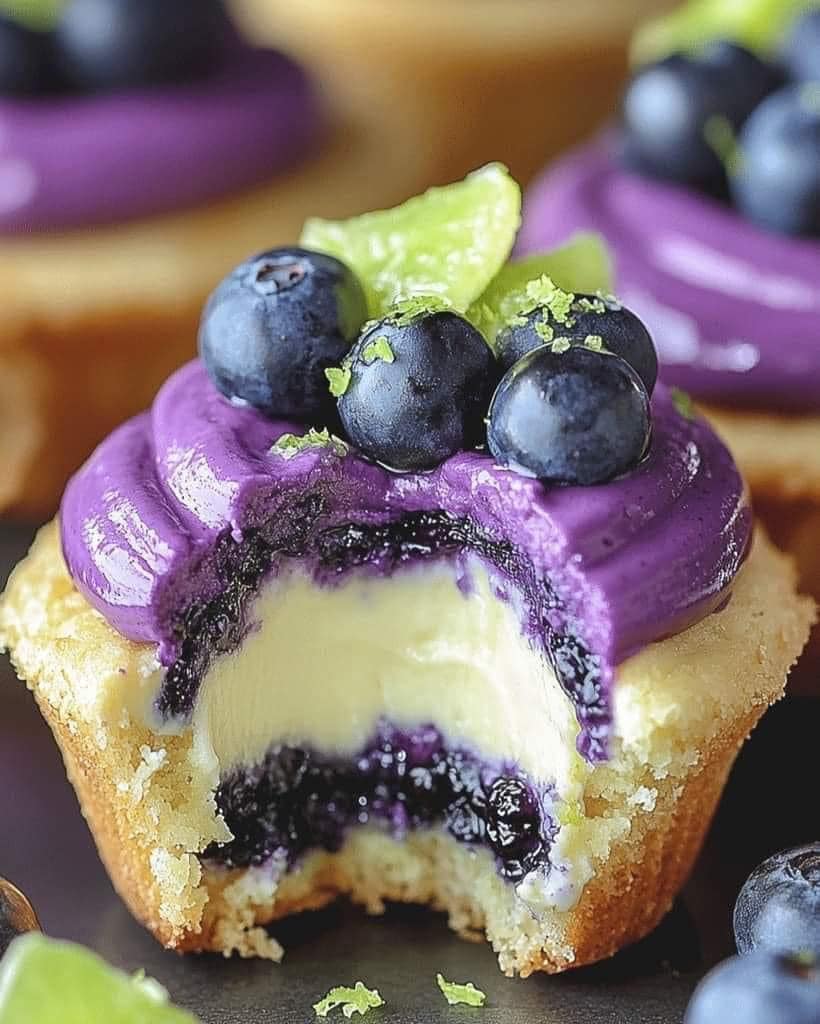 Blueberry Lime Cheesecake Cupcakes – hopemakers