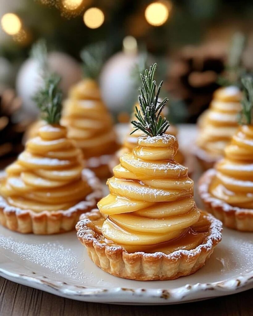 Caramel Apple & Brie Christmas Tree Tartlets – hopemakers