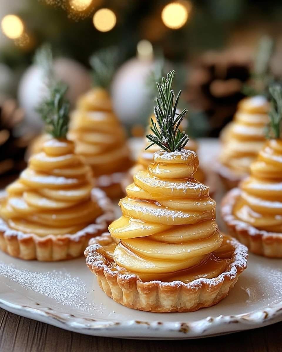 Caramel Apple & Brie Christmas Tree Tartlets – hopemakers