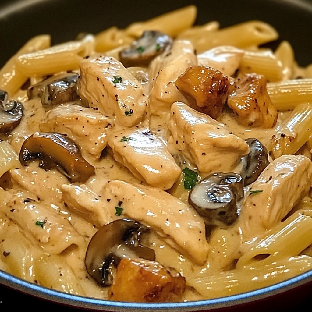 Luxurious Creamy Chicken and Mushroom Pasta – hopemakers