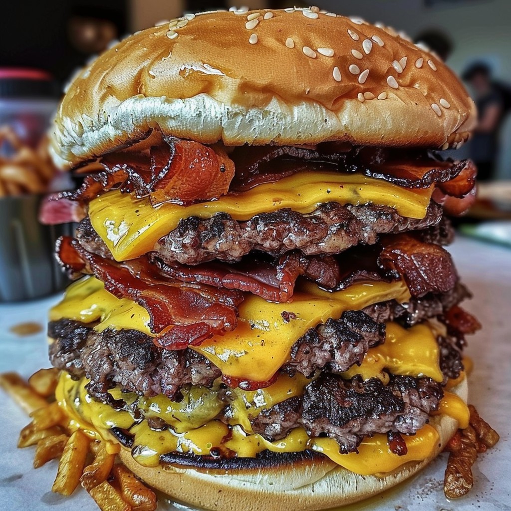 Ultimate Bacon Double Cheeseburger – hopemakers
