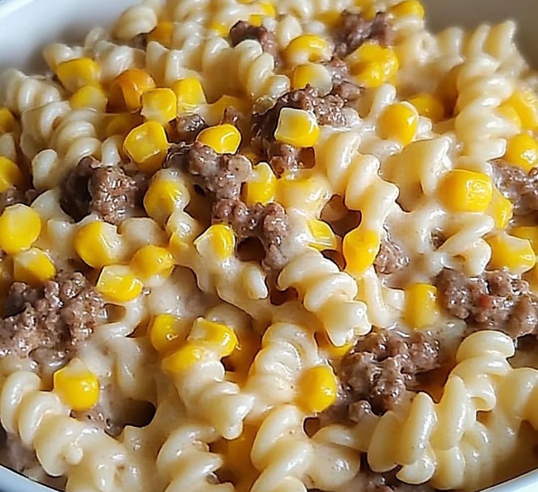 LOADED CHEDDAR RANCH BEEF AND SWEET CORN ROTINI BAKE – hopemakers