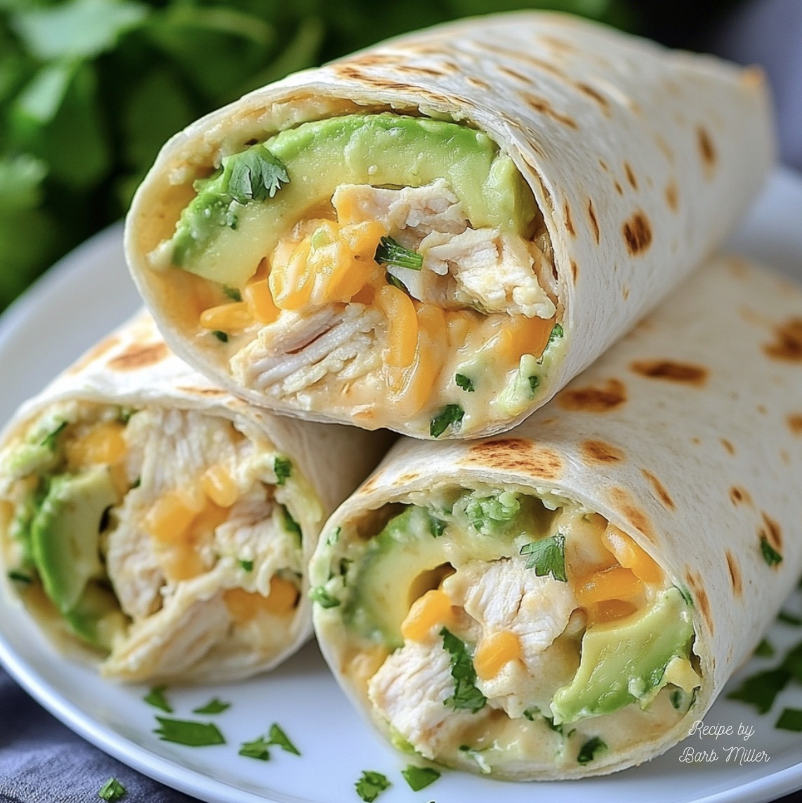 Chicken Avocado Ranch Burritos – hopemakers