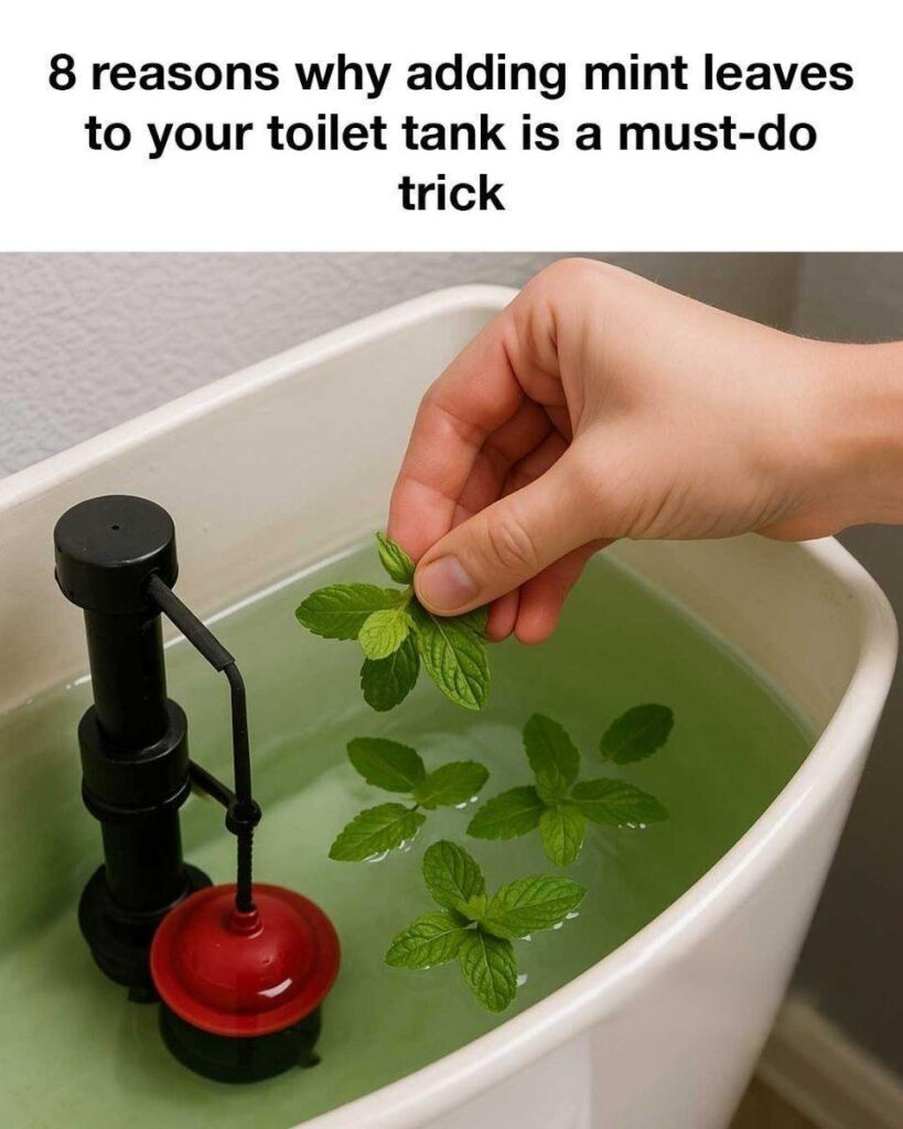 8 reasons why adding mint leaves to your toilet tank is a must-do trick ...