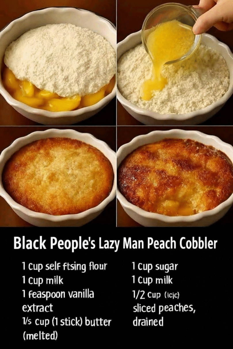 Lazy Man Peach Cobbler – hopemakers