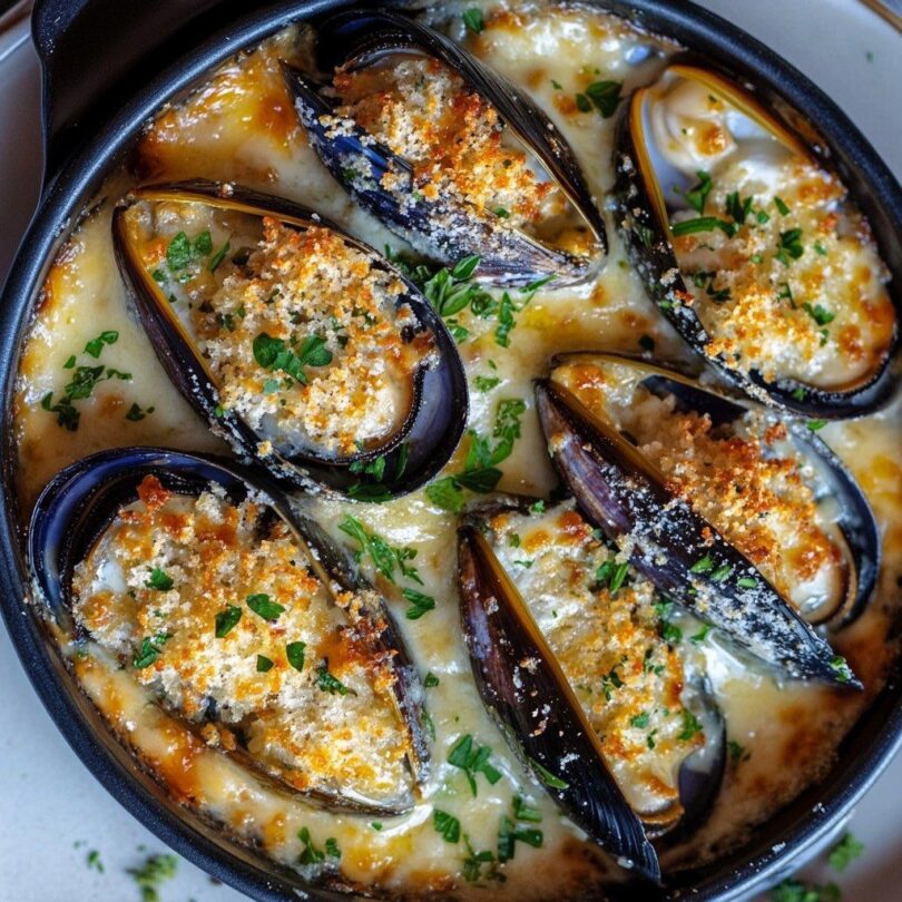 Mussels with Parmesan Cream Sauce – hopemakers