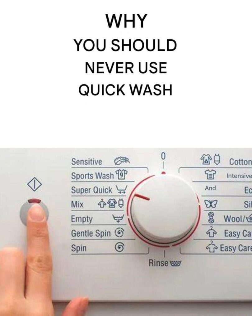 Why You Should Never Use the Quick Wash Cycle – hopemakers